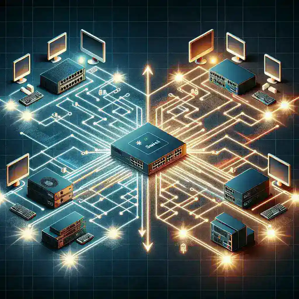 How does a hub differ from a switch? - InsiTok Hub